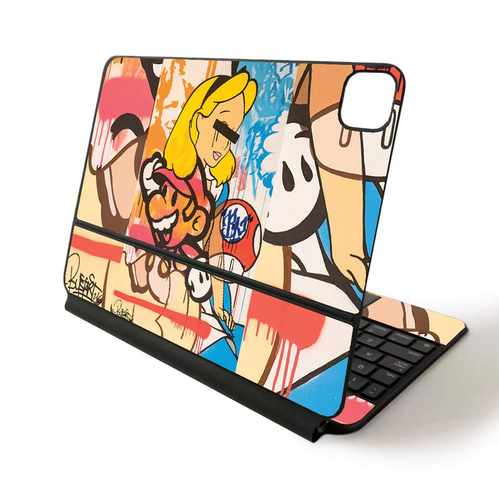 MightySkins Skin for Apple Magic Keyboard for iPad Pro 11-inch (2020) - Sushi | Protective, Durable, and Unique Vinyl Decal wrap Cover (APIPSK1120-I Cant See)