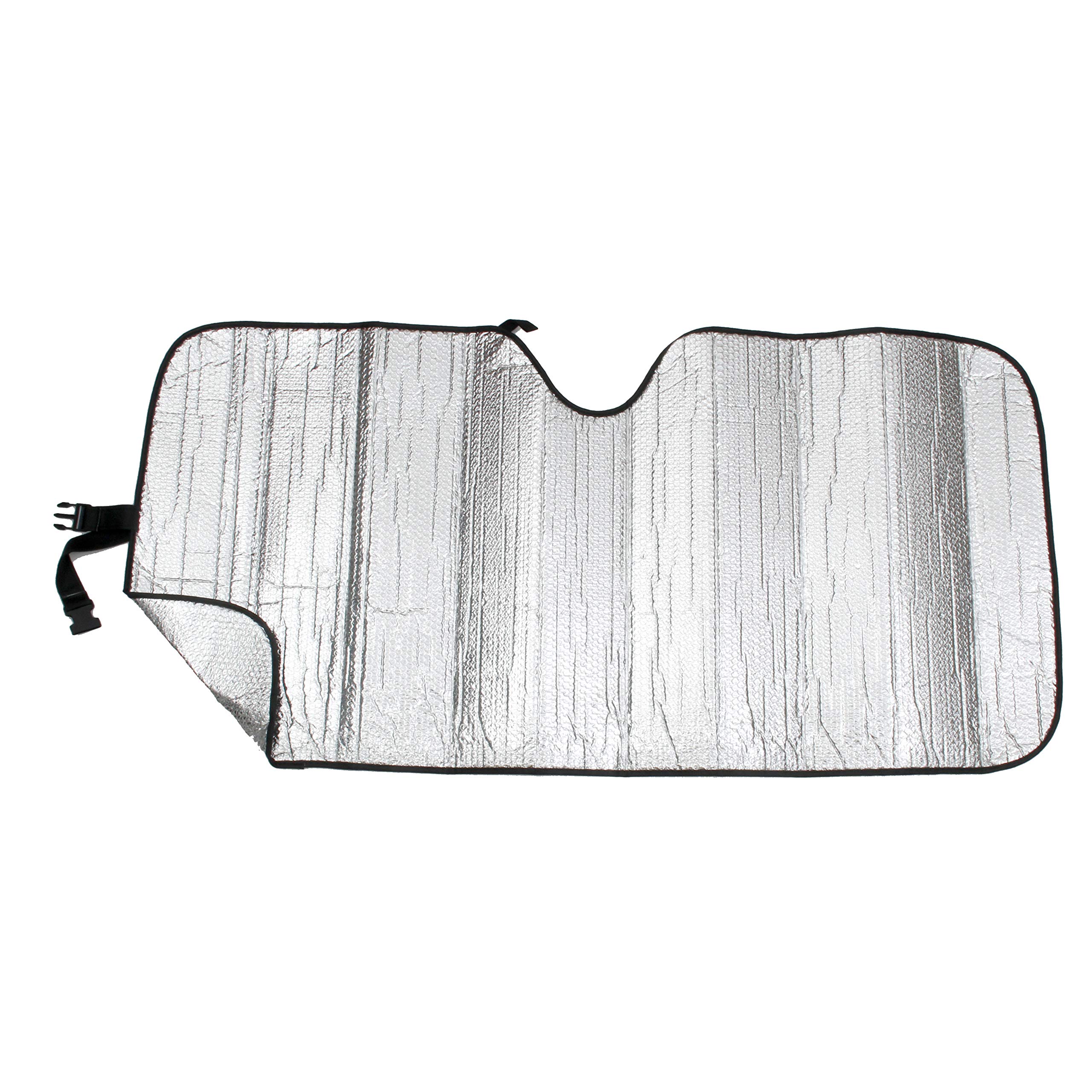 Windshield Sun Shade for Car Silver Thicken 5-Layer UV Reflector Auto Front Window Sunshade Visor Shield Cover and Keep Your Vehicle Cool(57" × 27.5")