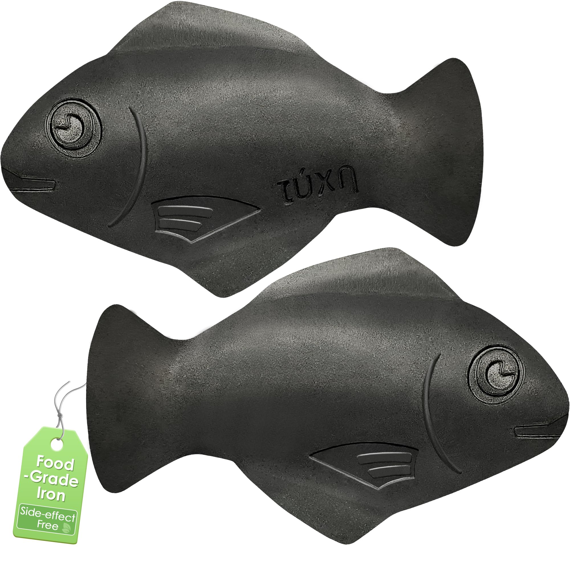 Iron Fish, 2 Pack Iron Fish for Iron Deficiency, A Natural Source of Iron, Safe Cooking Tool to Add Iron to Food and Water, Reduces Risk of Iron Deficiency, Ideal Iron Supplement for Anemia & Vegans