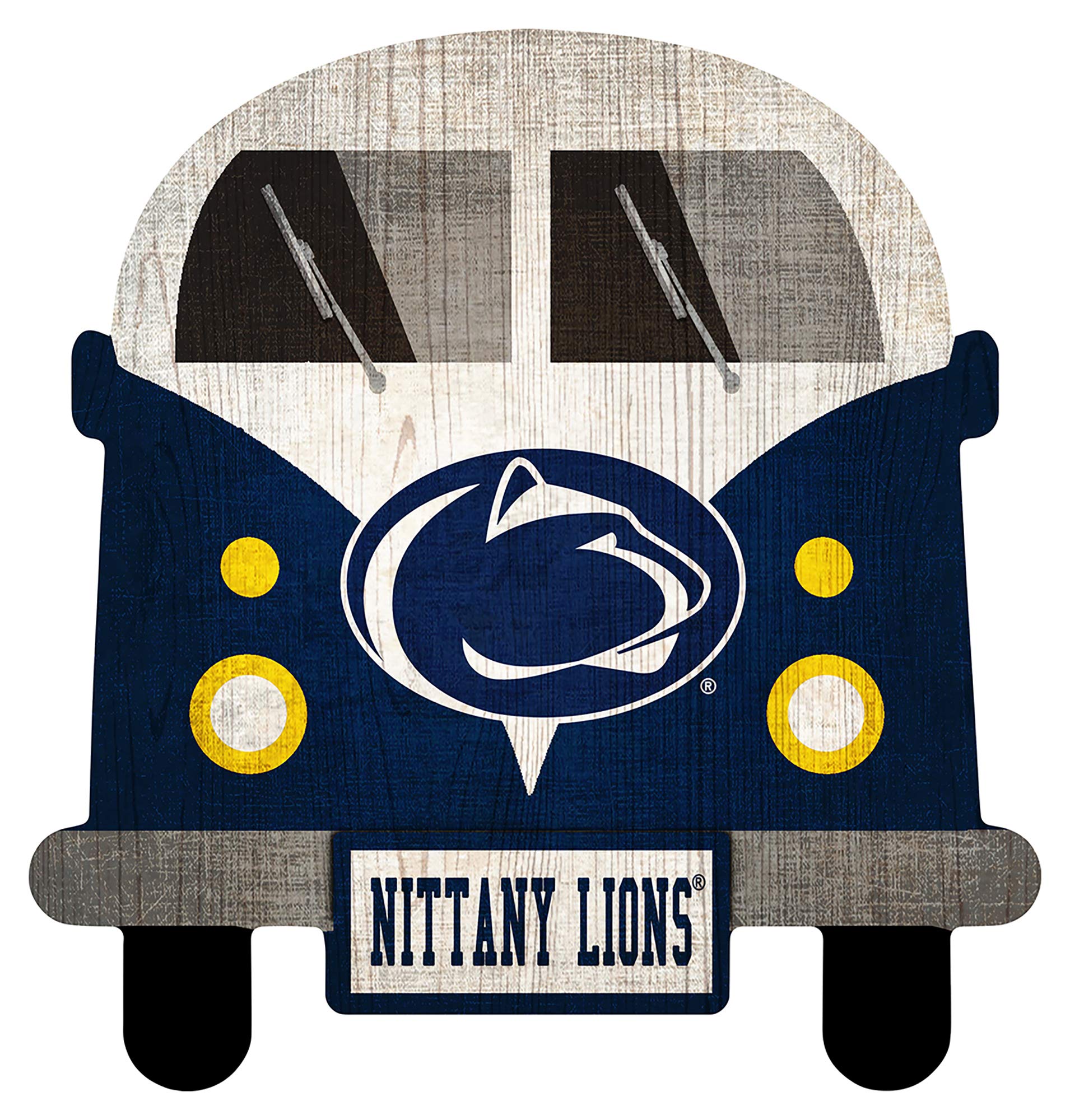 NCAA Penn State Nittany Lions Unisex Penn State University Team Bus Sign, Team Color, 12 inch