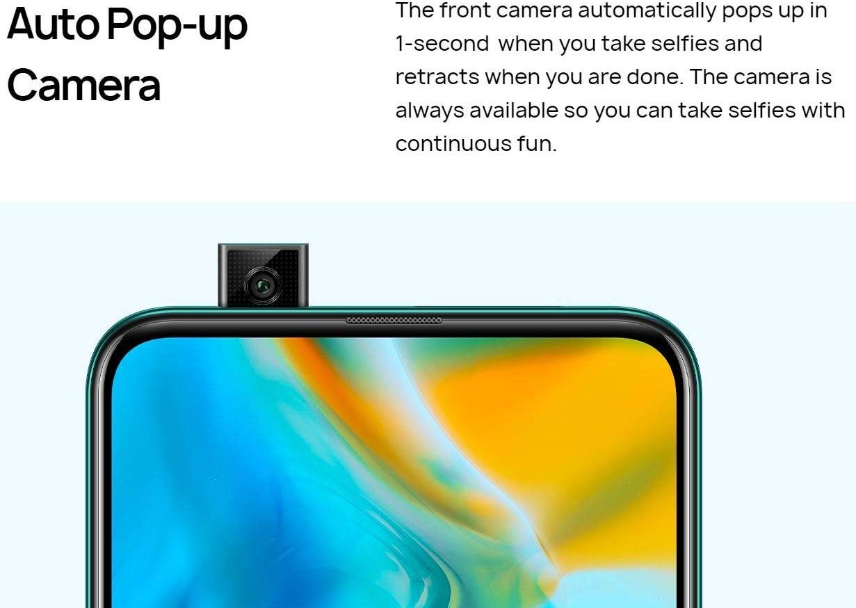 HUAWEI Y9 Prime 2019 STK-LX3 Smartphone 4G 128G Kirin 710 Octa core Auto Pop-Up Triple AI Camera 6.59 inch 4000 mAh Android 9.0(Night Black)
