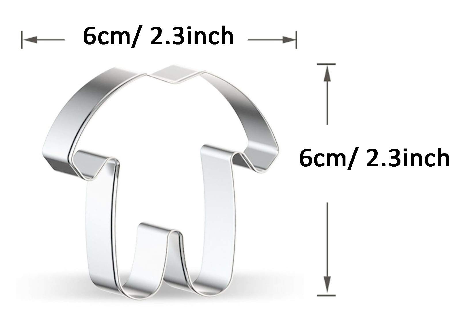 WJSYSHOP Baby Onesie Clothes Cookie Cutter - B