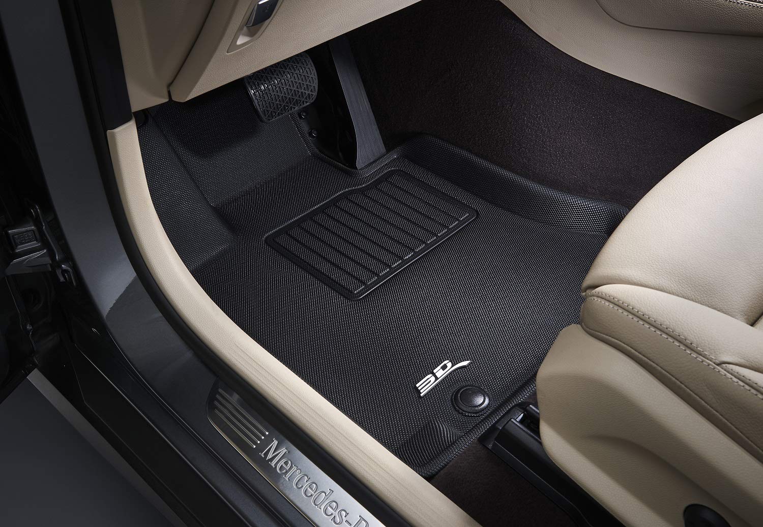 3D MAXpider Custom Fit Kagu Floor Mat (Black) Compatible with Toyota GR Supra / BMW Z4 2020-2025 - R1
