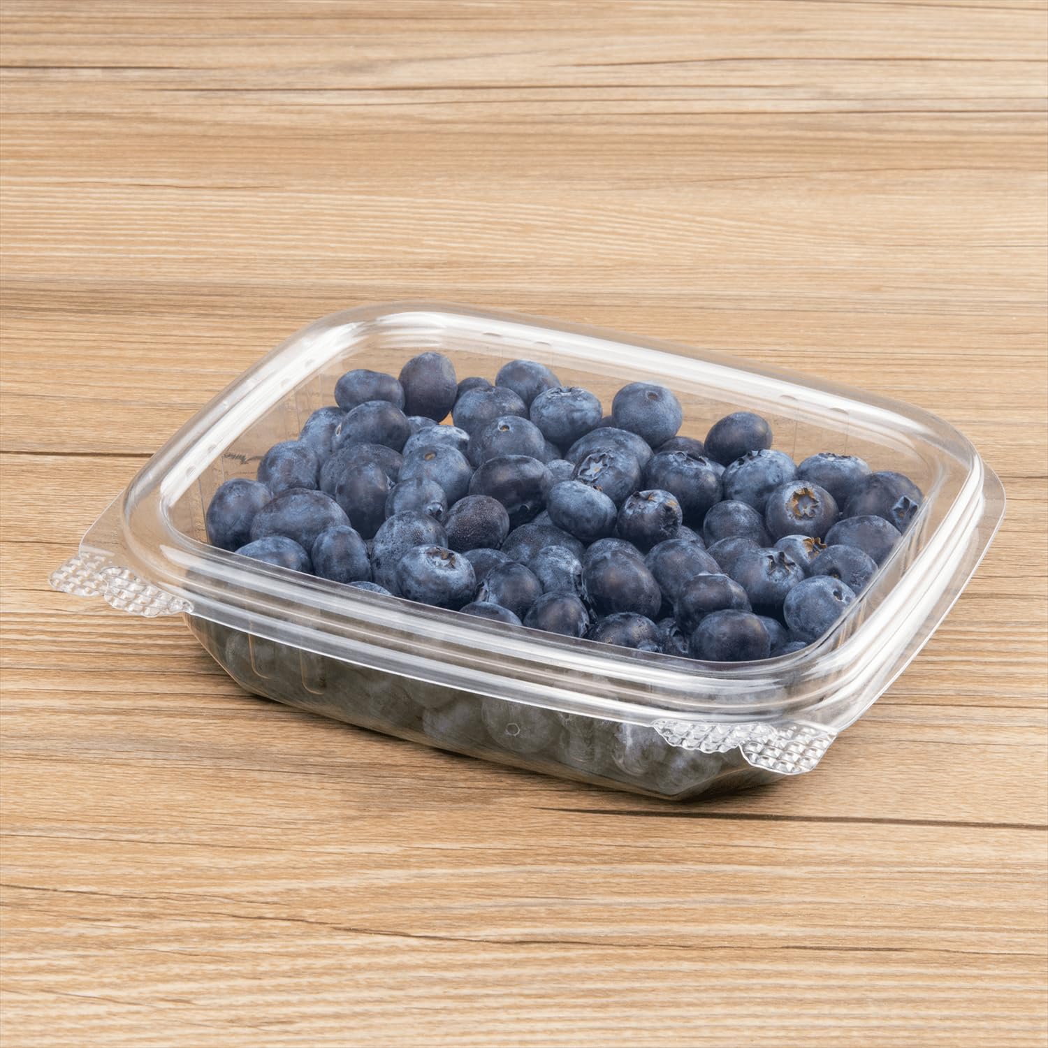 Karat [8oz -200 ct PET Hinged Deli Containers with Lids, For Pasta Salads, Fruit, Deli Sides, and Home Meal Prep - Clear Plastic Food Containers, Take Out Containers