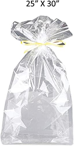 Gift Basket Making Kit, Do It Yourself, DIY Build Your Own Gift Basket, Matching Supplies, Market Tray. Cello Bag, Shredded Crinkle Paper, Ribbon Pull Bow (BLACK AND GOLD, SMALL)