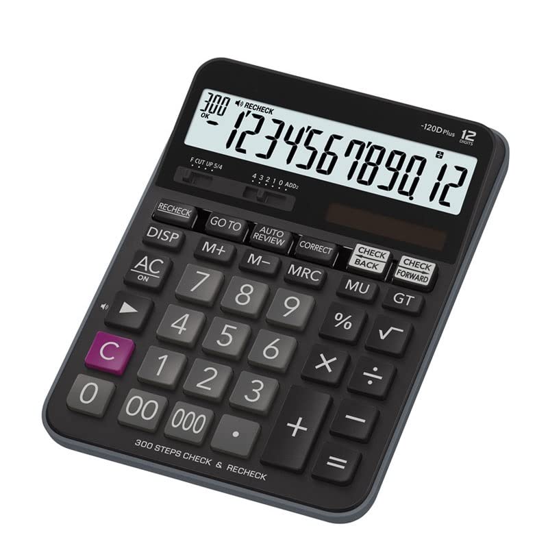 MJWDP Desktop Calculator Upgraded Office Calculator Financial Accounting Multifunctional Solar Energy