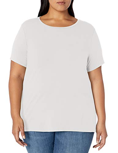Amazon Essentials Women's Short-Sleeve Crewneck T-Shirt, White, 3X