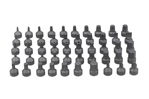 Laser 7653 Stubby Bit Set 1/4" D 50pc