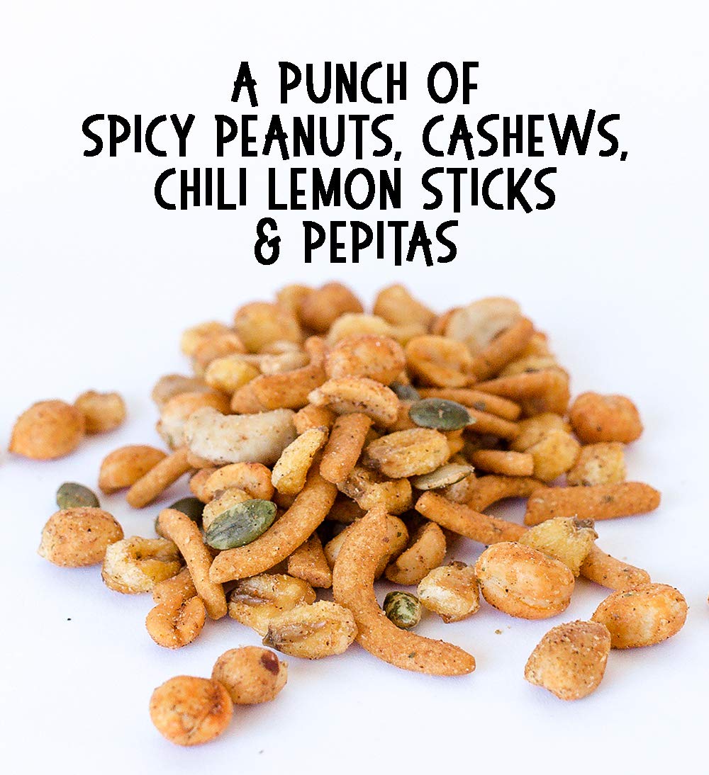 Punch in the Nuts - Spicy Trail Mix Bulk - MADE IN THE USA Snacks - Funny Gag Gifts for Men - Food Gift