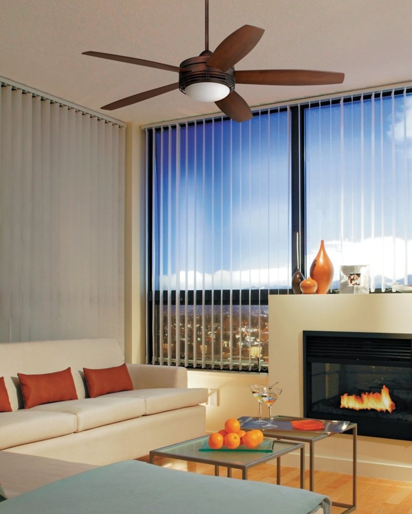 Casa Vieja 60" Casa Province Modern Rustic Indoor Outdoor Ceiling Fan with Light LED Remote Control Oil Brushed Bronze Reversible Dark Walnut Maple Blade Damp Rated for Patio Exterior House Porch