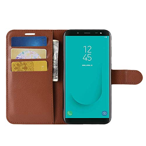 HualuBro Oppo Reno 2 Case, Oppo Reno2 Case, Premium PU Leather Magnetic Shockproof Book Wallet Folio Flip Case Cover with Card Slot Holder for Oppo Reno2 / Reno 2 Phone Case (Brown)