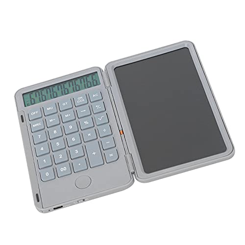 Financial Calculator, Sturdy Calculators Large Display for Study for Calling for Work for Meeting(Grey, Pisa Leaning Tower Type)