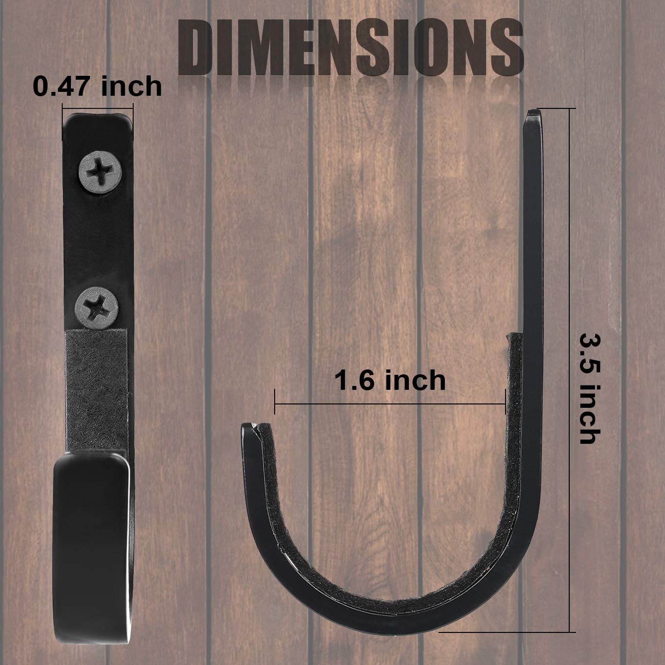GOHIKING Gun Rack Storage Rifles Shotgun Hooks Wall Mount Hangers for Any Rifles Shotguns Archery Bow with Soft Padding and Heavy Duty Steel