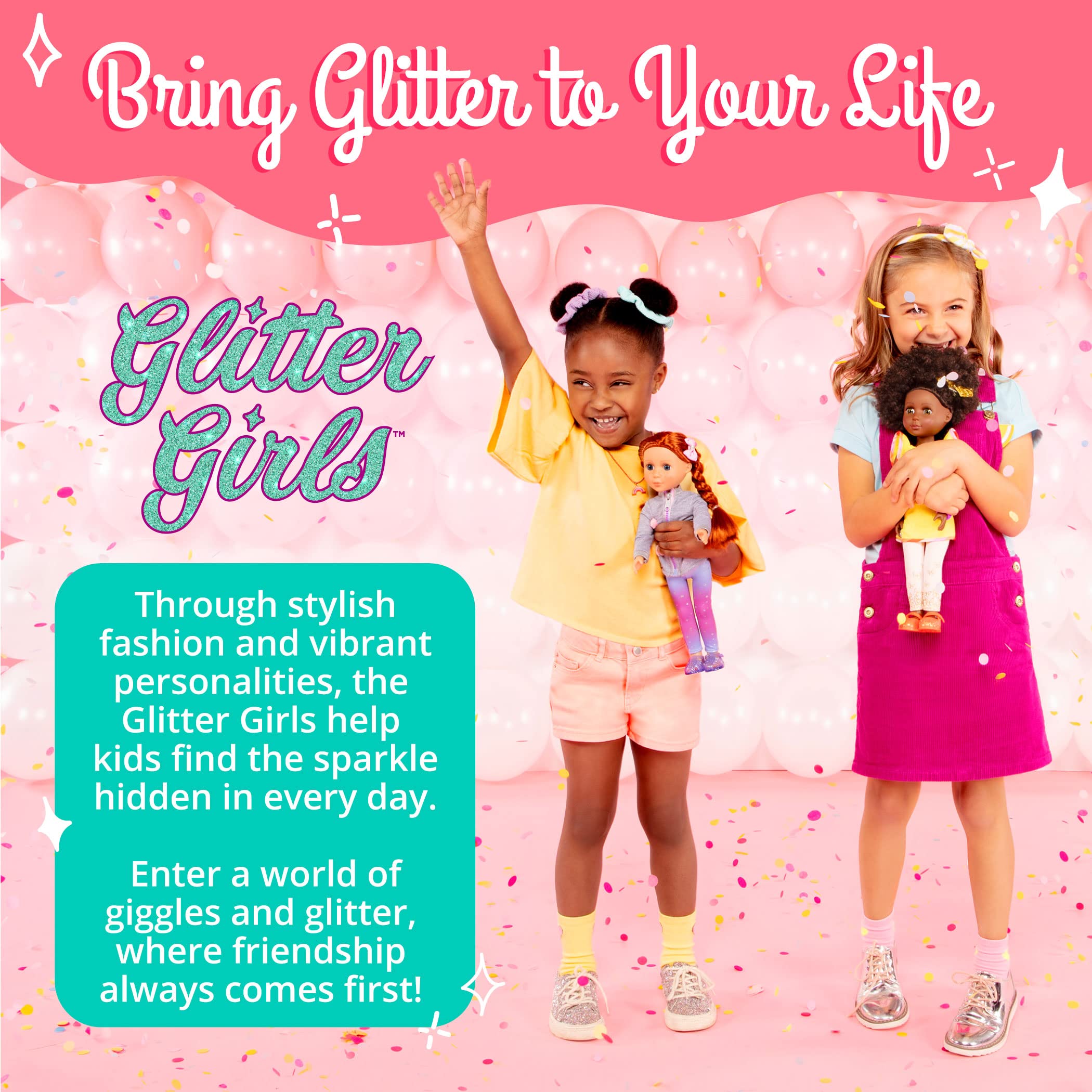Glitter Girls - Sashka 14-inch Poseable Fashion Doll for Girls Age 3 & Up