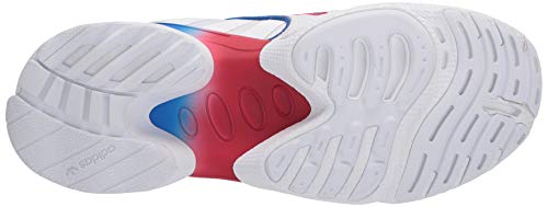 adidas Originals Men's EQT Gazelle Sneaker, White/White/Glory Blue, 4