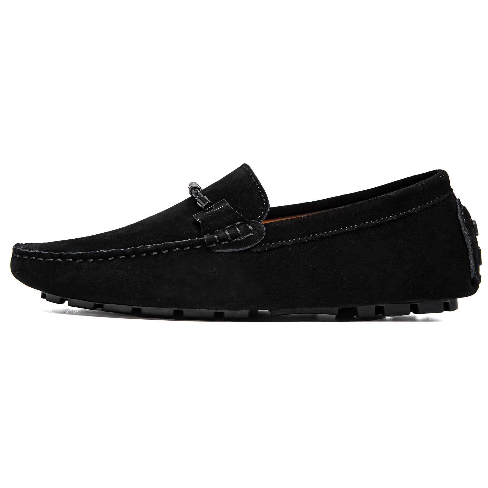 Go Tour New Mens Casual Loafers Moccasins Slip On Driving Shoes Black 12/48