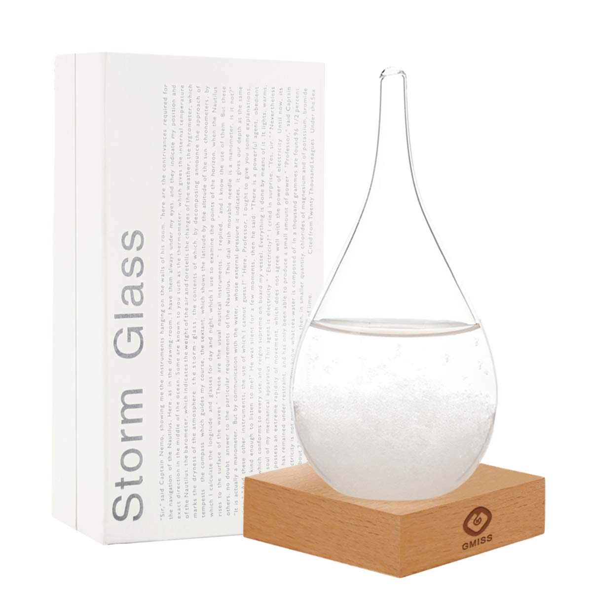 Storm Glass Weather Stations Water Drop Weather Predictor Creative Forecast Nordic Style Decorative Weather Glass