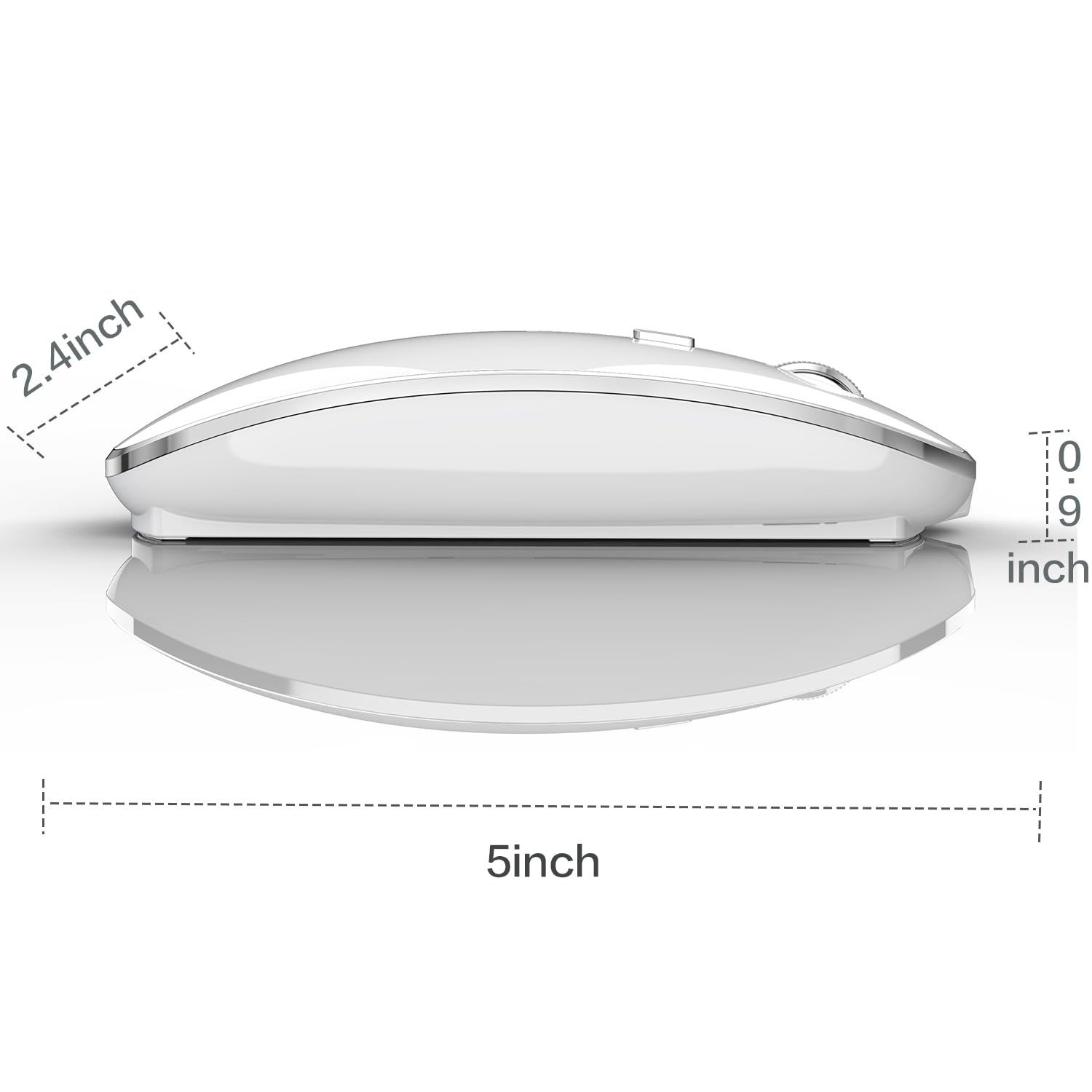 2.4G USB C Receiver Wireless Mouse for Computer Chromebook for Microsoft Laptop Mac DELL HP iMac MacBook Pro Air Win7 8 10 11
