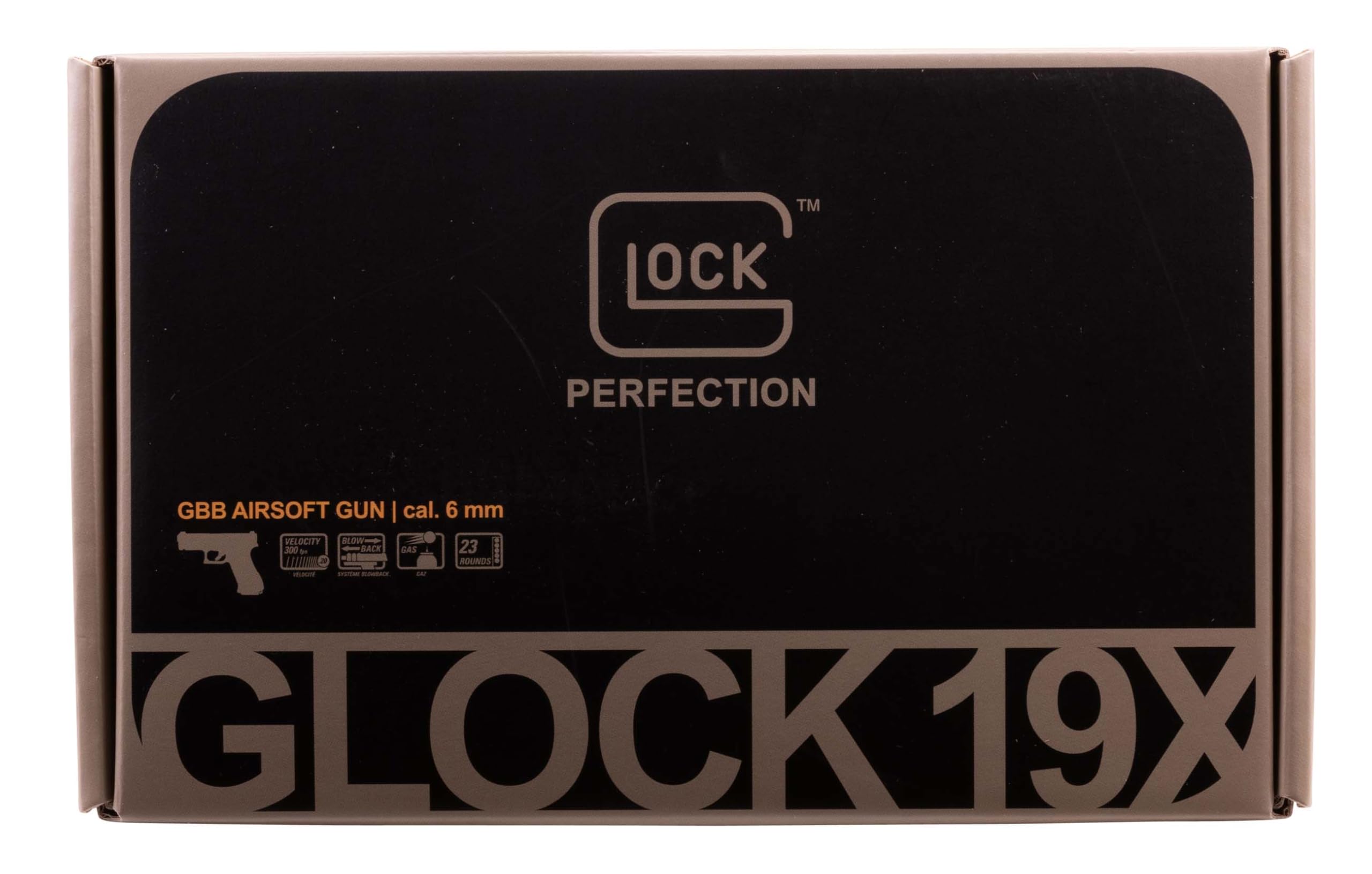 Umarex Glock 19X Blowback 6mm BB Pistol Airsoft Gun, Glock 19X GBB