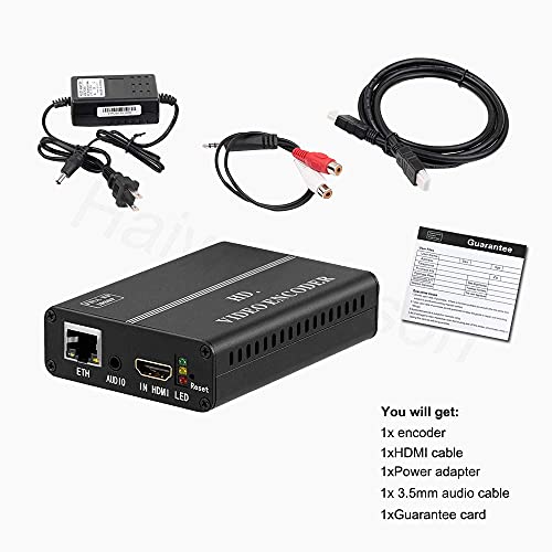 HaiweiTech H8110 H.264 HDMI to SRT RTMP Encoder Support SRT RTMP RTSP RTMPS HLS HTTP UDP Multicast Unicast for IPTV, Live Stream Broadcast Supports YouTube, Facebook RTMPS, Wowza, Twitch etc