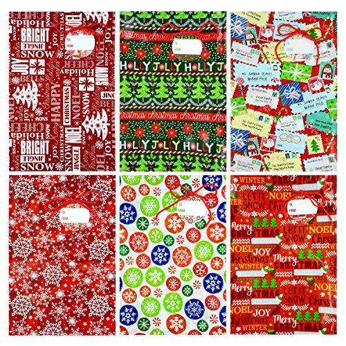 2 Giant Christmas Gift Bag 36x44" W/tie & Gift Card Set of 2