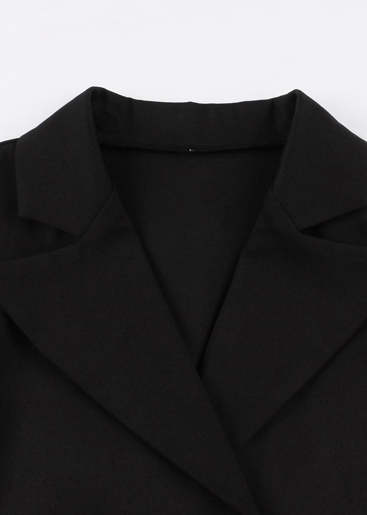 Nihsatin Women Double Breasted Victorian Steampunk Blazer Coat Jacket with Lace Hem