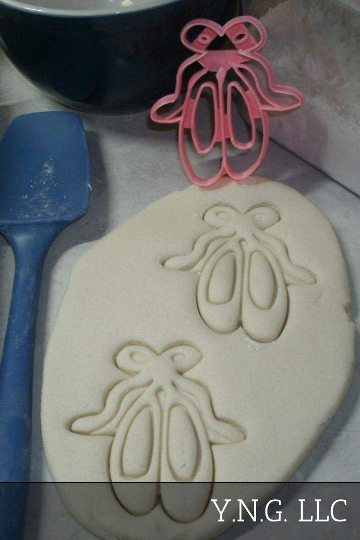 BASEBALL OR BALLET SLIPPERS GENDER REVEAL BABY SHOWER SET OF 3 COOKIE CUTTERS MADE IN USA PR1228