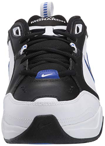 Nike Men's Air Monarch IV (4E) Cross Trainer, Black/Black-White-Racer Blue, 9