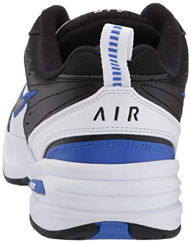 Nike Men's Air Monarch IV (4E) Cross Trainer, Black/Black-White-Racer Blue, 9