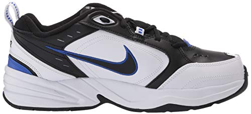 Nike Men's Air Monarch IV (4E) Cross Trainer, Black/Black-White-Racer Blue, 9