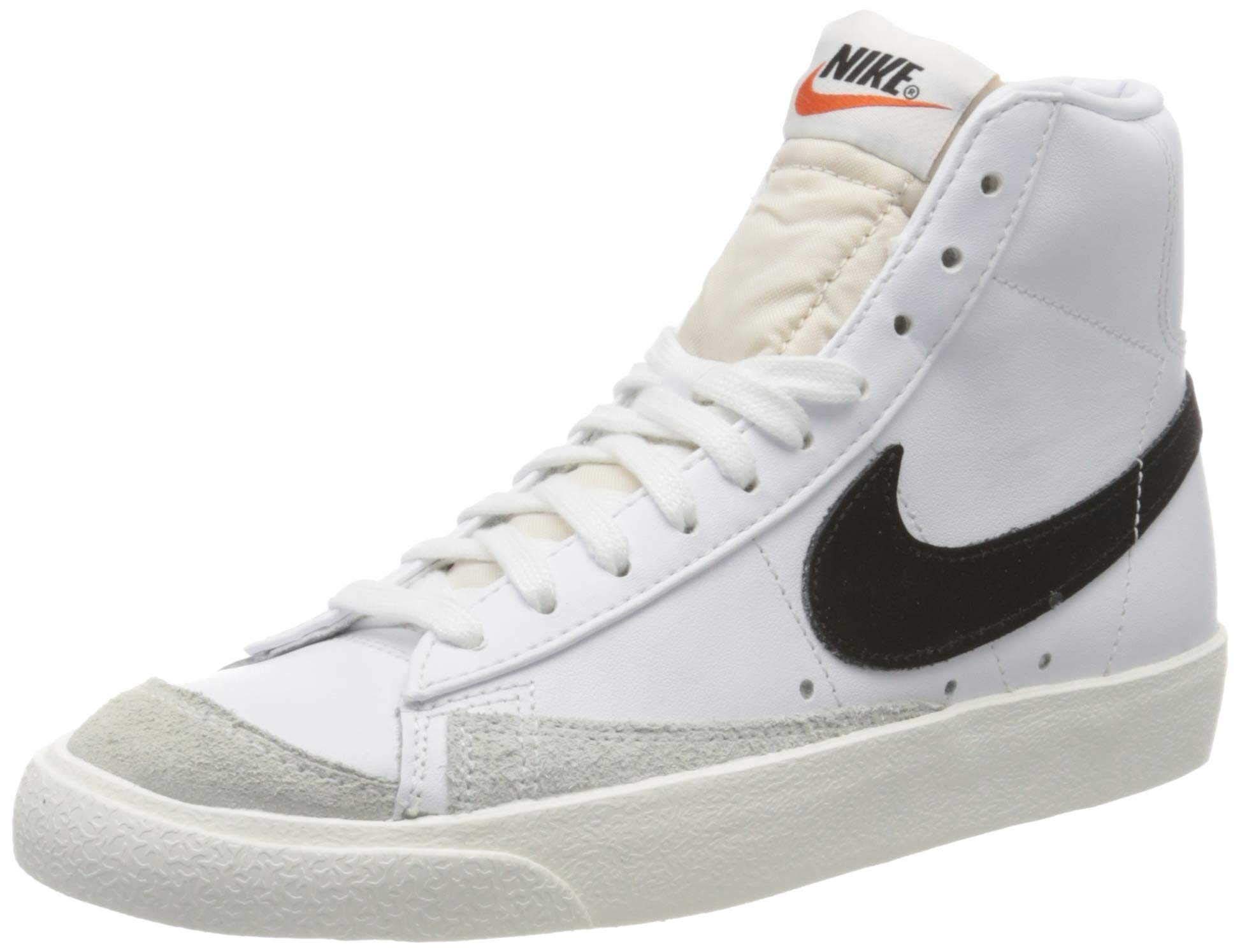 Nike Blazer Mid '77 Vintage Men's Sneakers, White/Black, Size 12