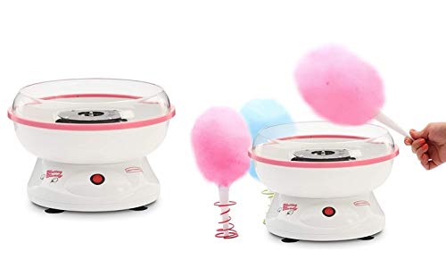 J-JATI Cotton Candy Maker, Electric Cotton Candy Maker, Hard Candy Maker, Sugar-Free Candy Machine family fun In-home cotton candy machine, Bright Colorful Style