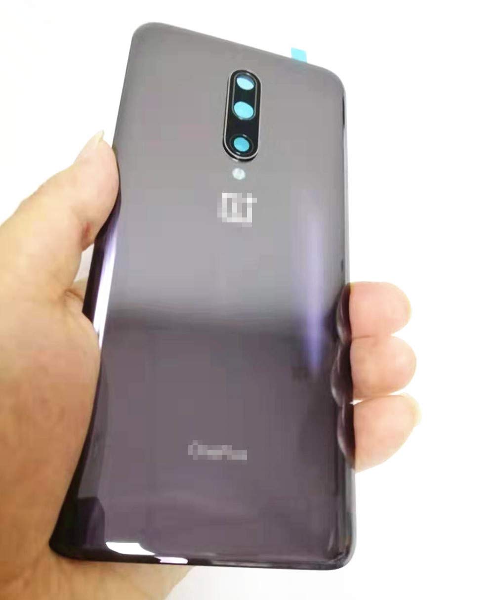 Battery Back Cover Rear Panel Glass +Camera Lens for Oneplus 7 Pro 6.67" GM1911 GM1913 GM1917 GM1910 GM1915 (Mirror Gray)