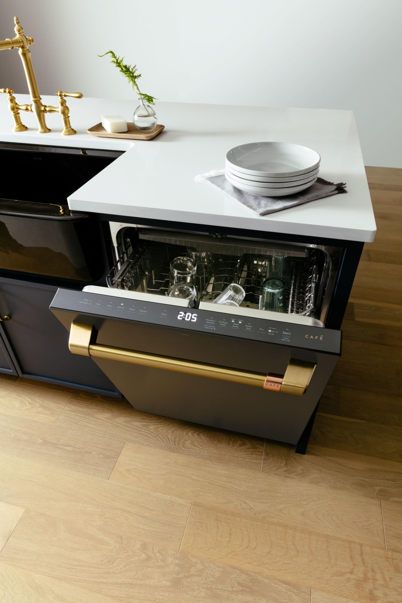 CAFE CDT845P2NS1 24" Matte Collection Built-In Dishwasher with 16 Place Settings Ultra-Wash and Dry