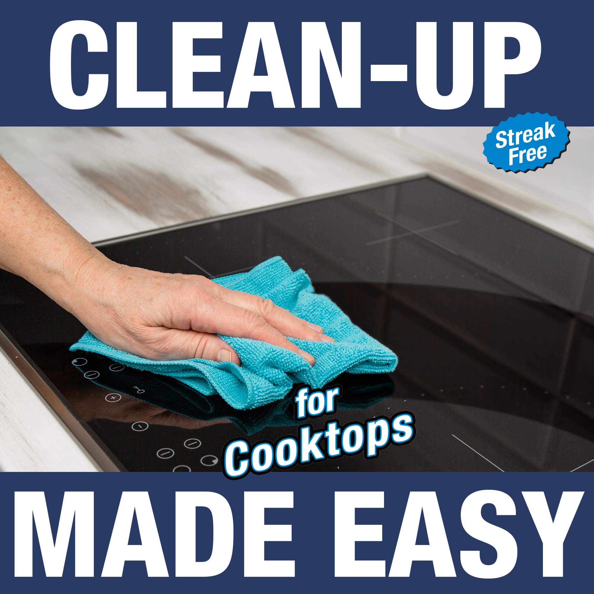 MiracleSpray for Microwave and Cooktop, Easily Removes Food and Grime Buildup, Safe and Convenient Stove Top Cleaner, Great for Home and Kitchen Use - 16 Fl Oz