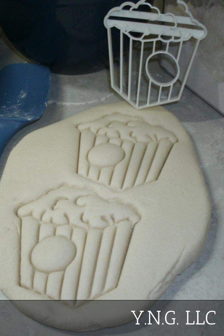 SHES ABOUT READY TO POP BABY SHOWER THEME KIT POPCORN ONESIE SET OF 4 COOKIE CUTTER USA PR1231