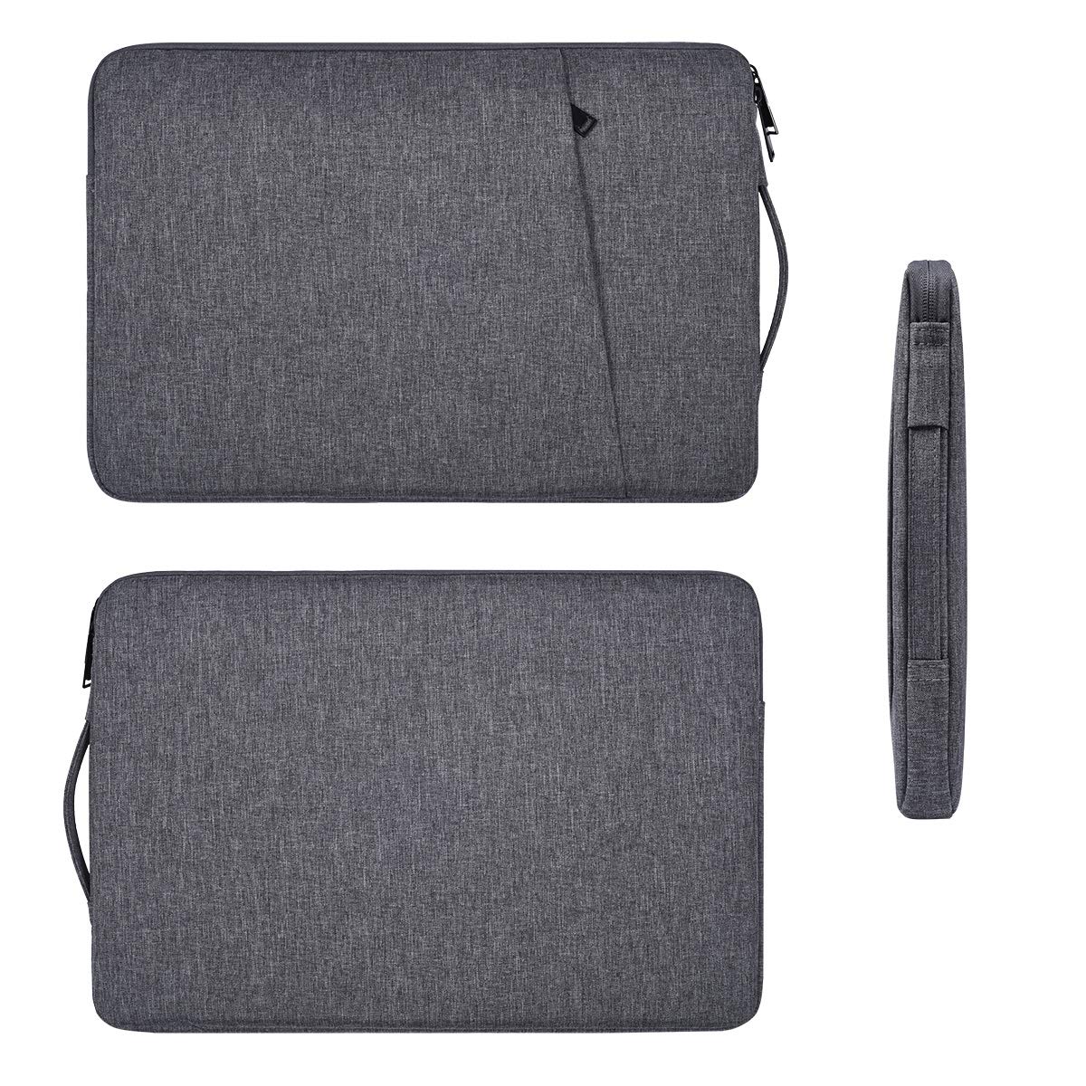 13-13.3 Inch Laptop Case Bag for Lenovo Chromebook Flex 5/Acer Spin 5, Surface Laptop 6 5 4 3/Book 13.5, HP Spectre x360/Dell Inspiron 13 7000/MacBook Pro 14 Inch M1 A2442 Sleeve(Space Grey)
