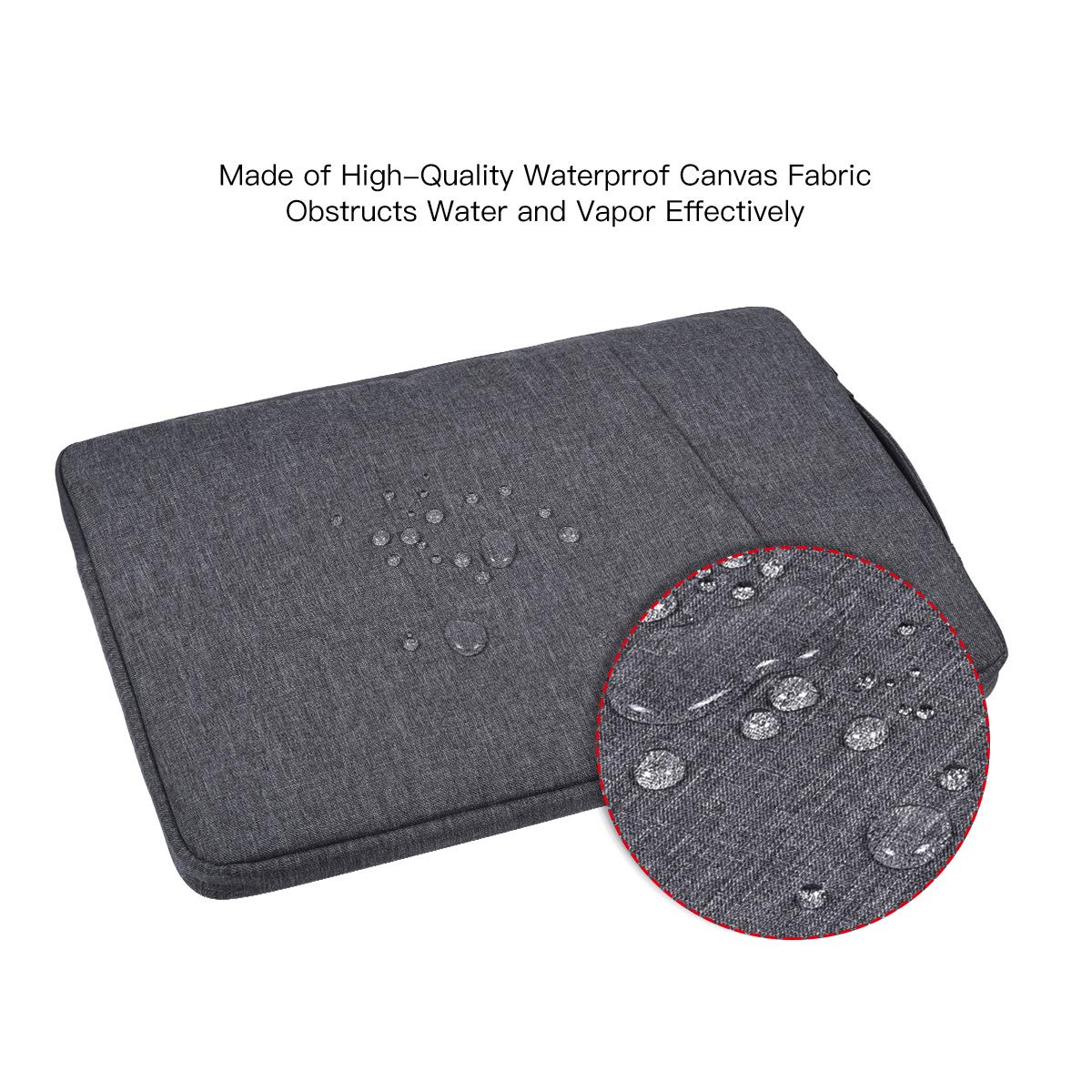 13-13.3 Inch Laptop Case Bag for Lenovo Chromebook Flex 5/Acer Spin 5, Surface Laptop 6 5 4 3/Book 13.5, HP Spectre x360/Dell Inspiron 13 7000/MacBook Pro 14 Inch M1 A2442 Sleeve(Space Grey)