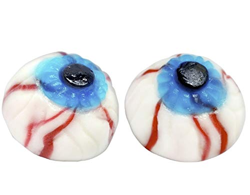 SweetGourmet Eyeballs Strawberry Gummy Halloween Candy Bulk, 1 Pound
