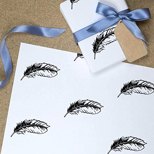 A1 'Feather' Gift Wrap/Wrapping Paper Sheet (GI00065861)
