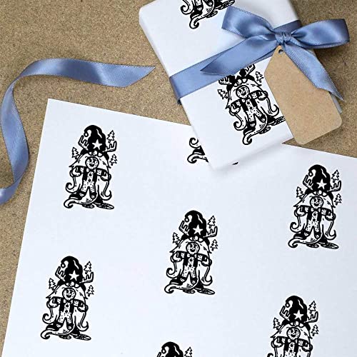 A1 'Gonk & Gingerbread Man' Gift Wrap/Wrapping Paper Sheet (GI00065882)