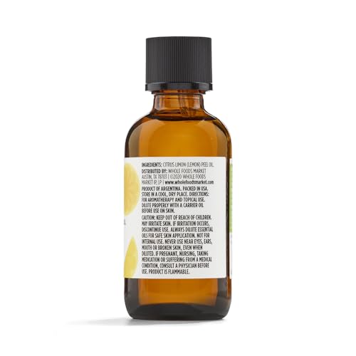 365 by Whole Foods Market, Essential Oil Lemon Value Size, 2 Fl Oz