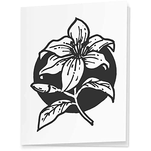 Azeeda 4 x 'Lily' Gift Tags/Labels (GI00065704)