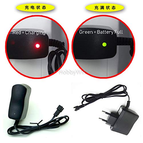 3.7V 500mA LiPo Li-Ion Battery Charger EU Power Plug SM-2P Nor Charge Plug for RC Model Toys