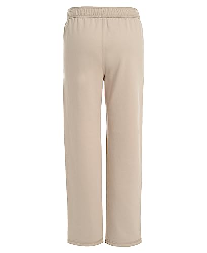 Nautica boys School Uniform Sensory-friendly French Terry Pants, Khaki, 10 12 US