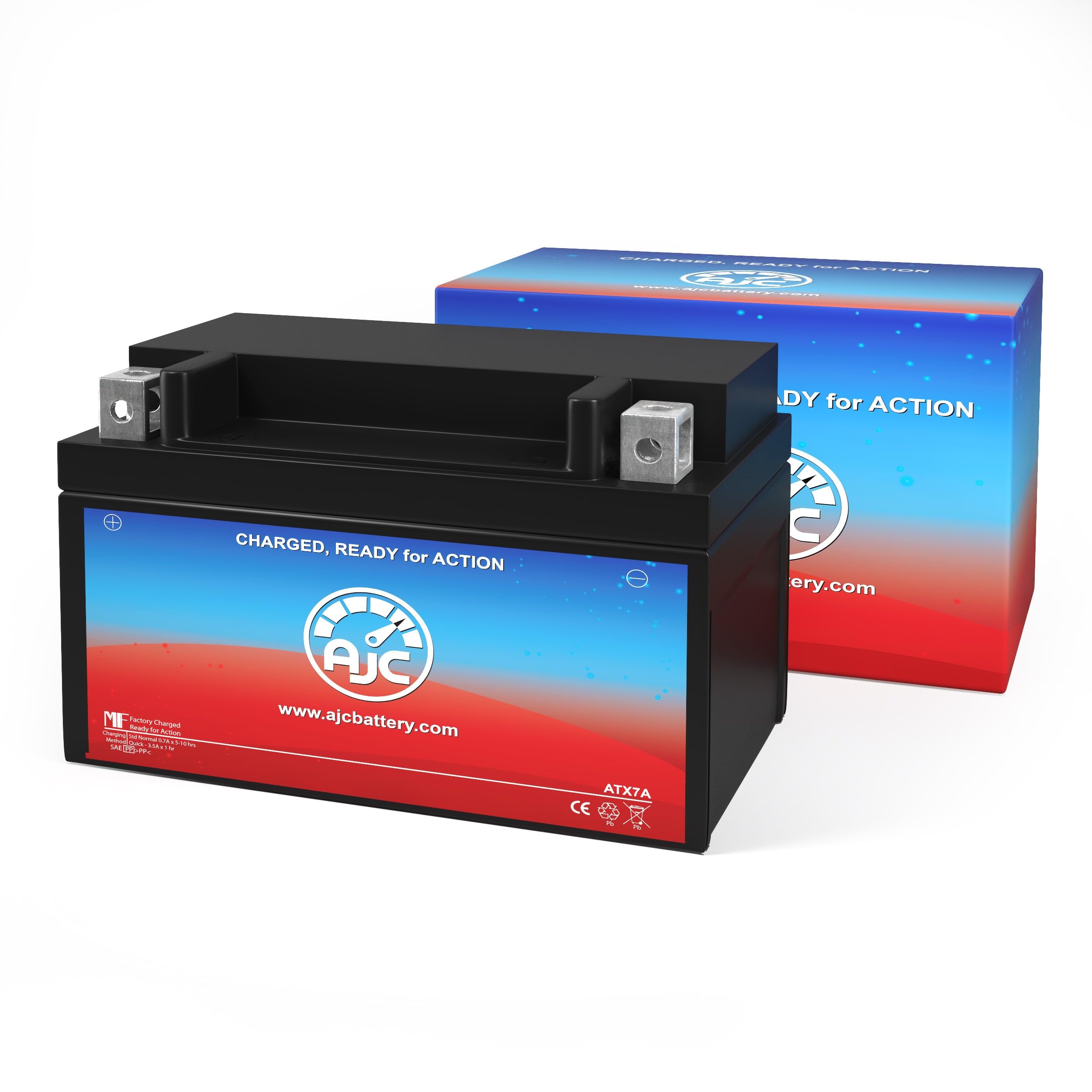 AJC Battery Compatible with Kazuma Meerkat 50 50CC ATV Battery (2005-2006)