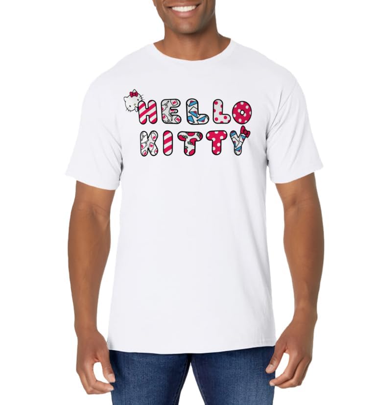 Hello Kitty Logo Retro Icons T-Shirt