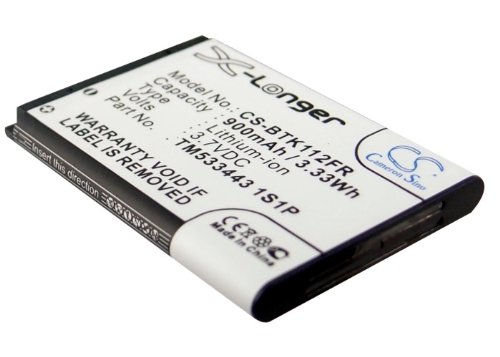 900mAh / 3.33Wh Li-ion Battery for Echo HD eR1 Replacement for Flextone Remote Control Battery