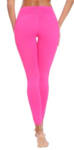 Auu High Waisted Leggings with Pockets Workout Leggings for Women Stretch Yoga Pants Buttery Soft
