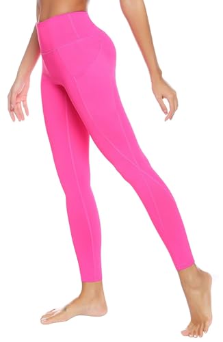 Auu High Waisted Leggings with Pockets Workout Leggings for Women Stretch Yoga Pants Buttery Soft